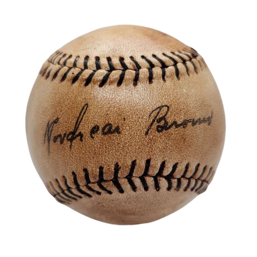 Mordecai 'three Finger' Brown 1910s Style Replica Autographed Baseball ...