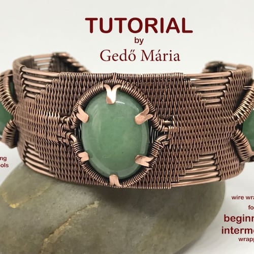 TUTORIAL Wire Wrapped Cuff Bracelet Wirework and - Etsy