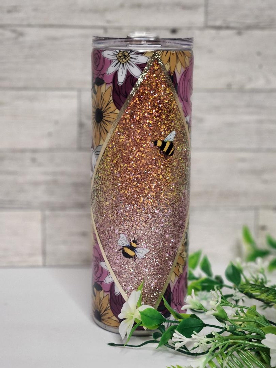 Diamond Floral Spring/summer Tumbler - Etsy
