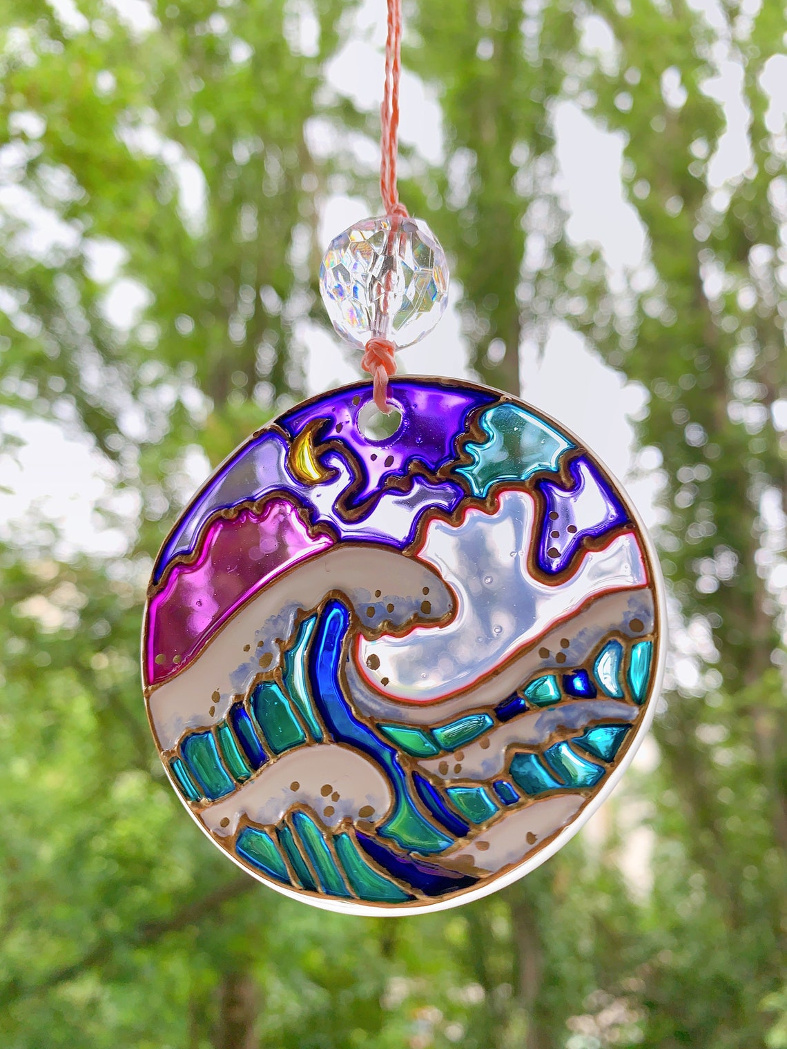 Crystal suncatcher prism Room decor aesthetic teen girls | Etsy