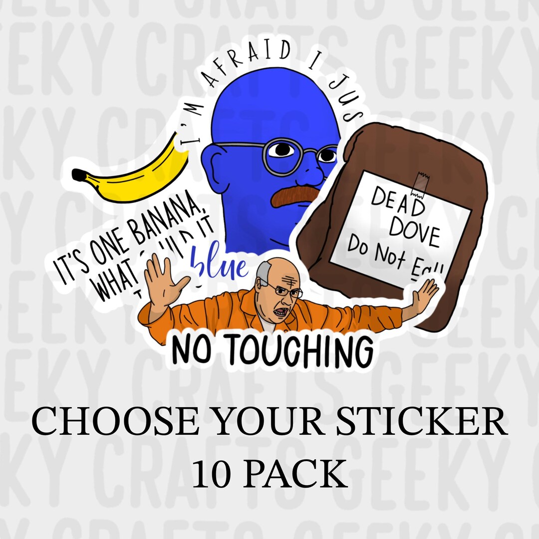 Choose Your Sticker 10 Pack Arrested Development Inspired Stickers - Etsy