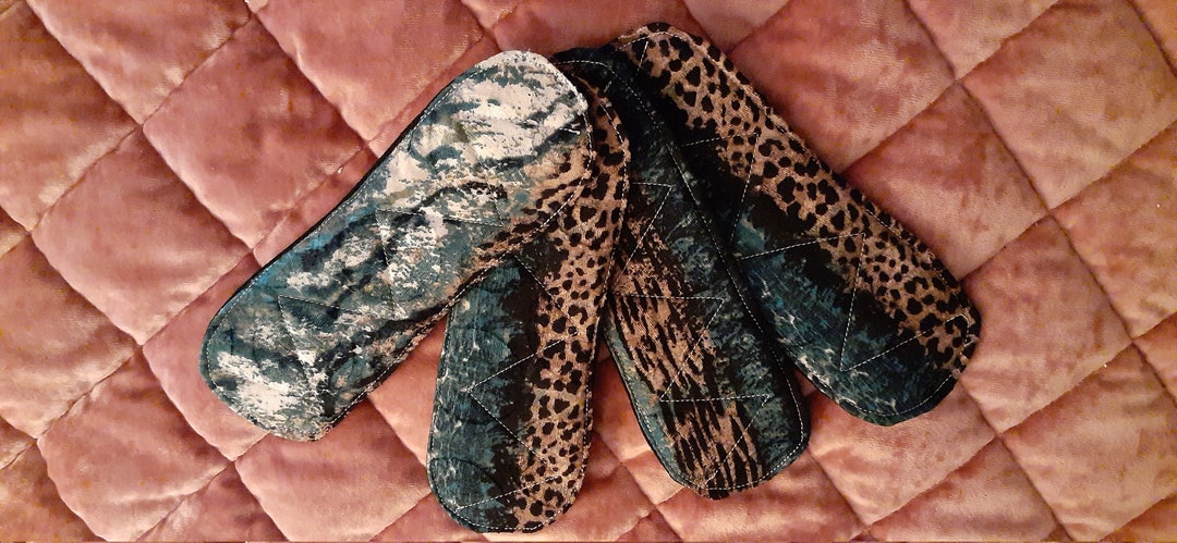 Set of 4 Long Reusable Pantiliners-wingless - Etsy