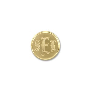 Monogram Blazer Buttons Set: Engraved Satin Coat Buttons - Etsy