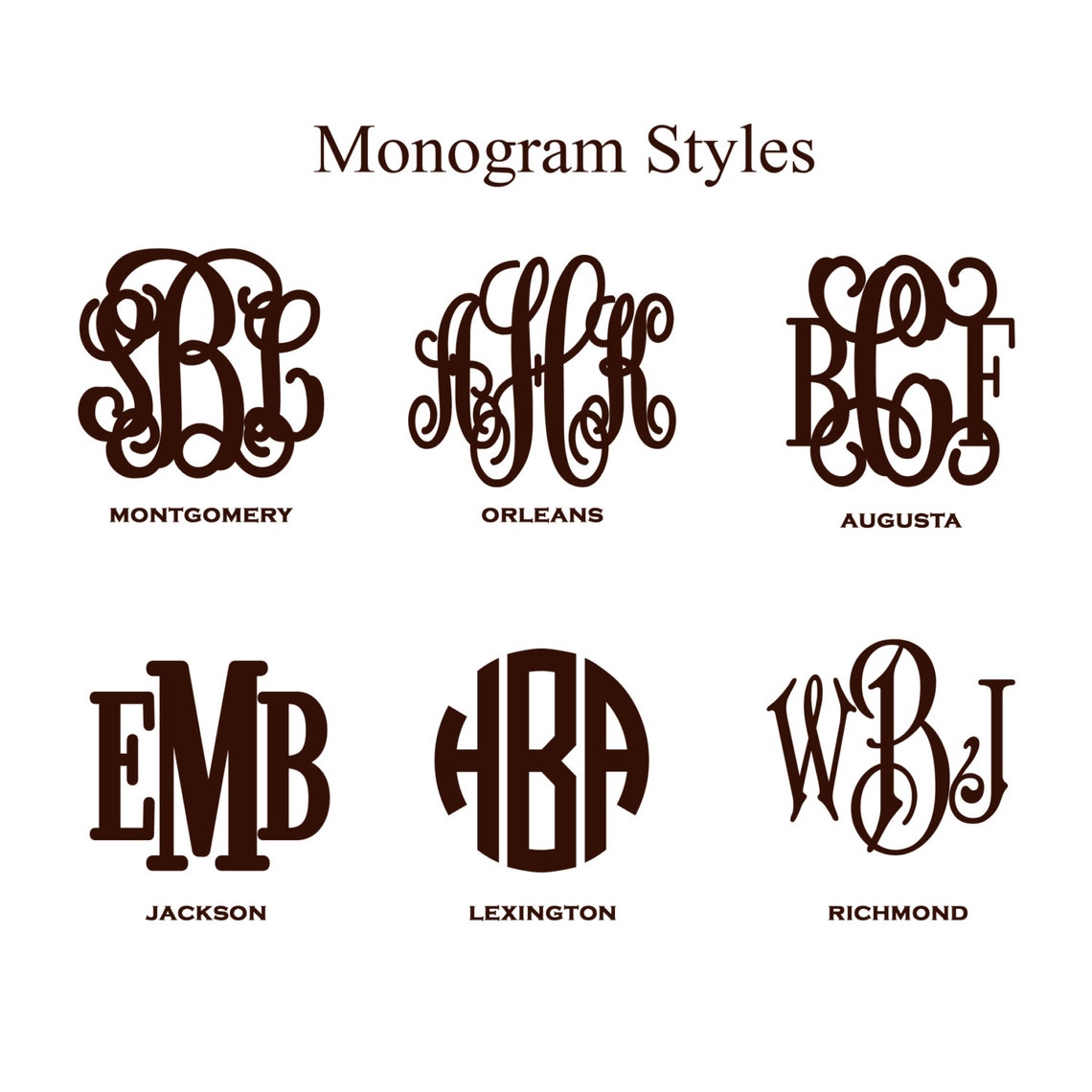 Mini Wood Monogram Custom Wood Gift Tags Gift Tie-Ons | Etsy