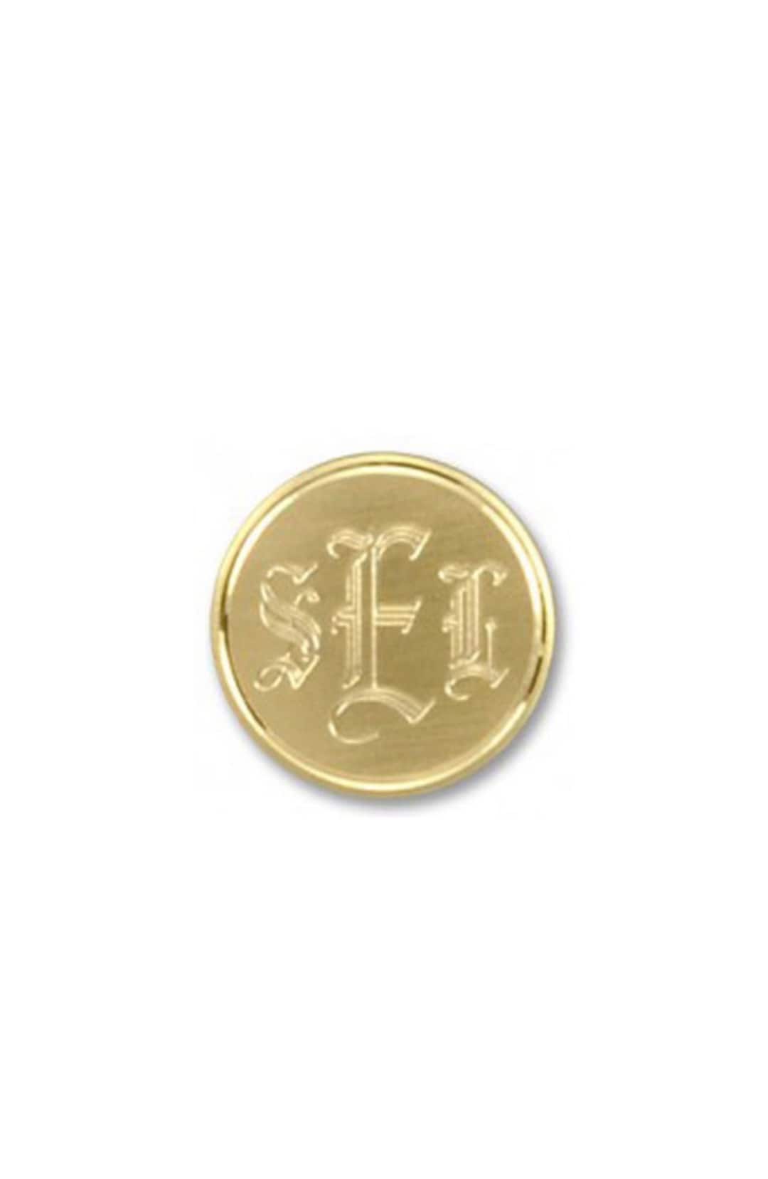 Monogrammed Satin Blazer Buttons: Custom Engraved Coat Buttons - Etsy