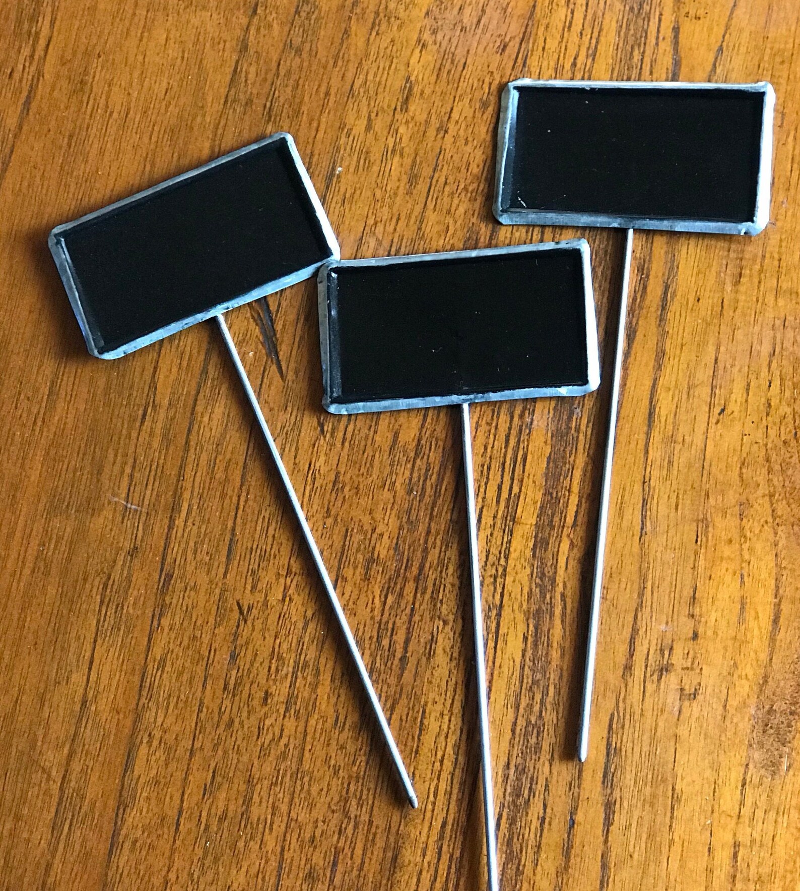 Metal Chalkboard Stakes Set of 3 Chalkboard Sign Stakes - Etsy España