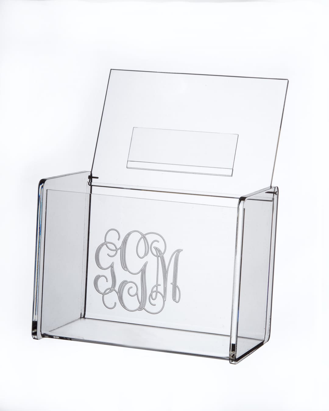 Monogrammed Acrylic Recipe Box: Personalized Recipe Holder - Etsy