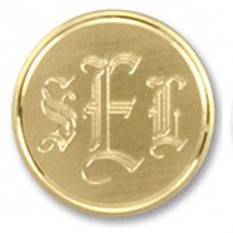 Monogram Satin Blazer Buttons Set Engraved Custom Coat | Etsy