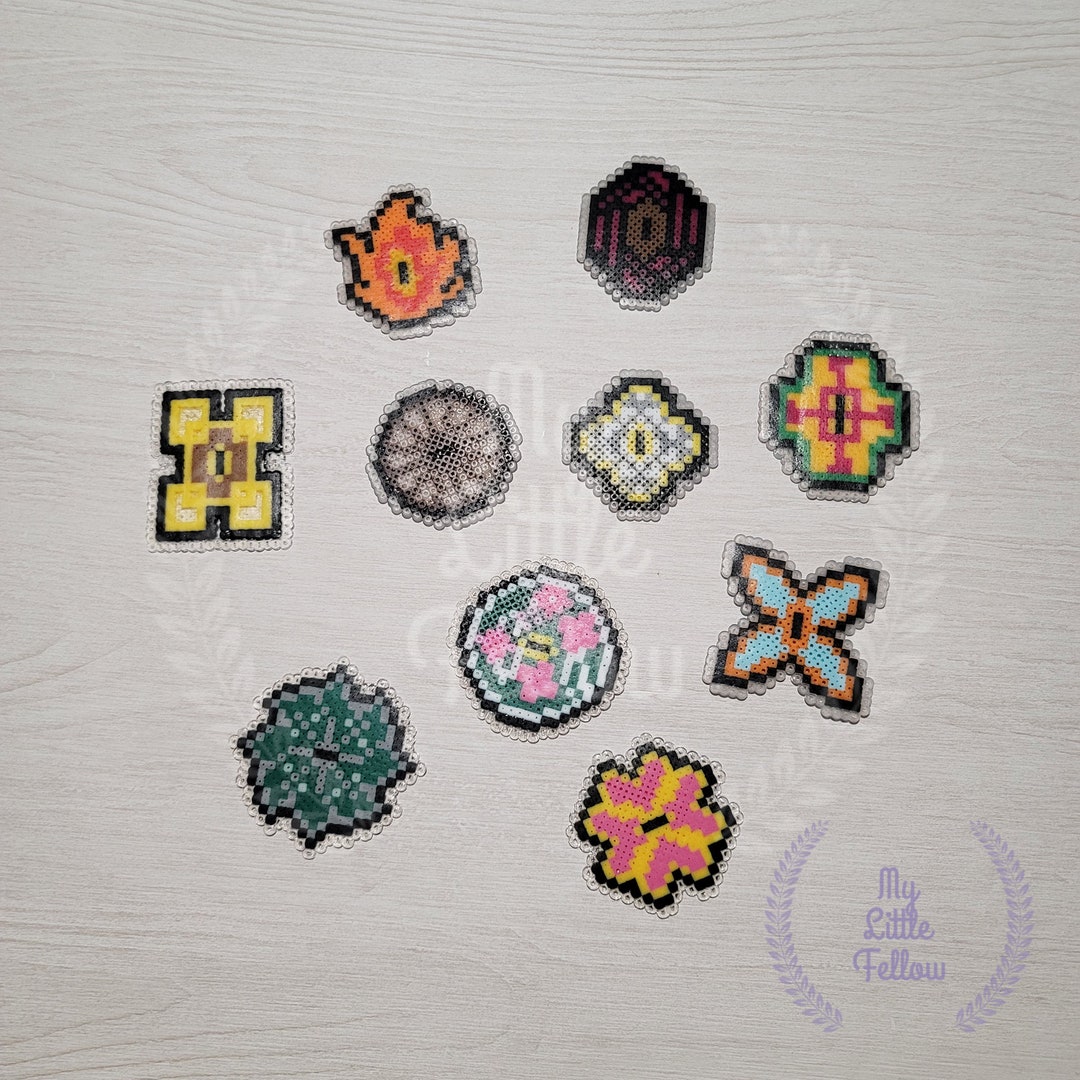 Perler Art Anime Slayer Sword Slay Demon Sword Guard Zipper Charm ...