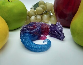 Green Resin Dragon Sculpture - Etsy