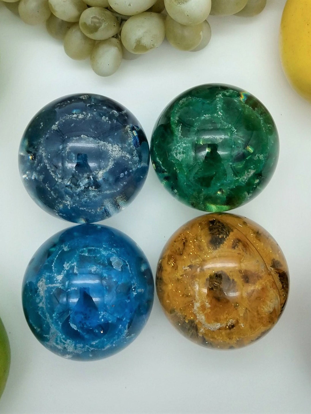 Crystal Flower Sphere - Etsy