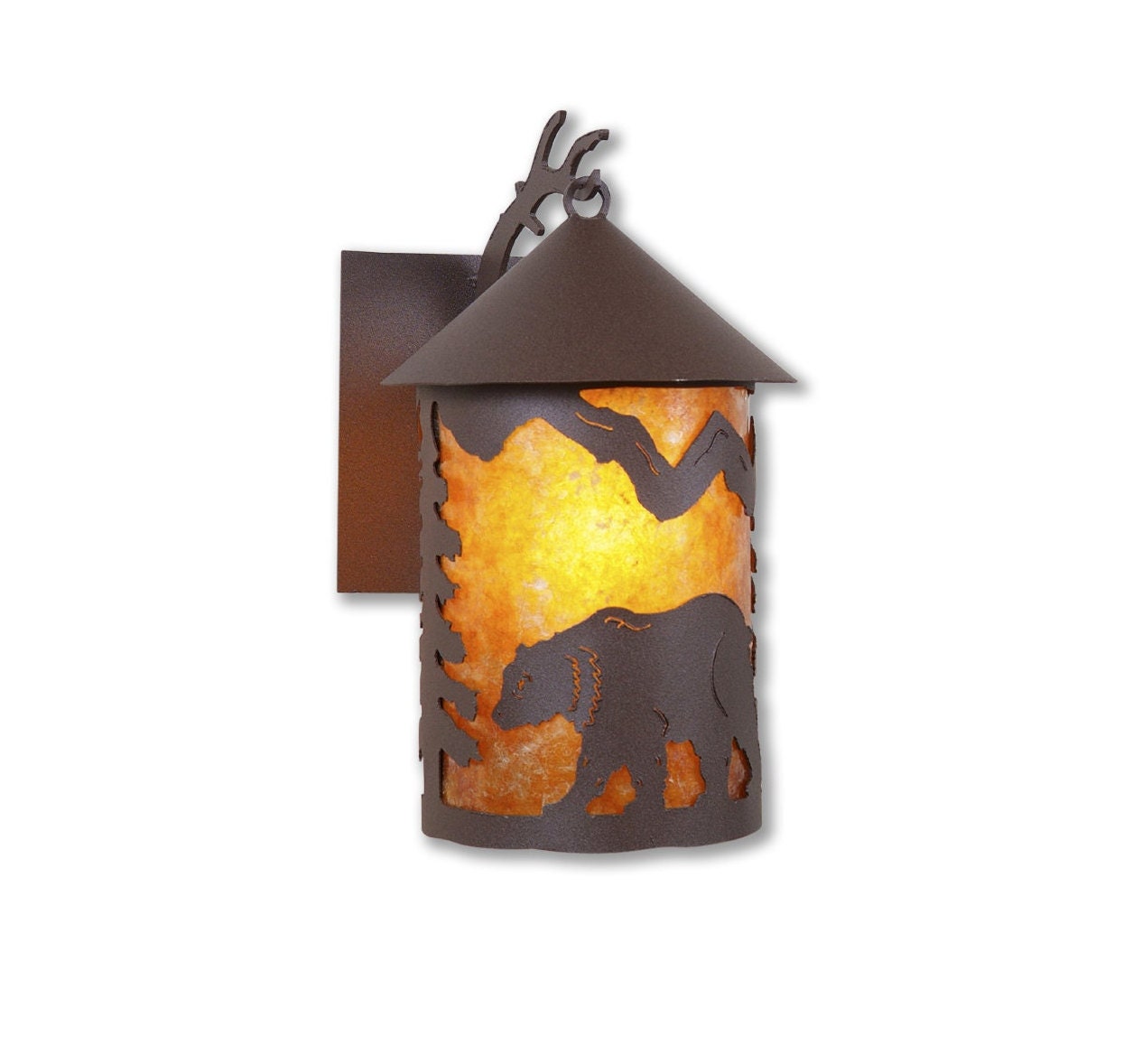 Outdoor Wall Light Cabin Style | Made in USA | Unique Cascade Lantern ...