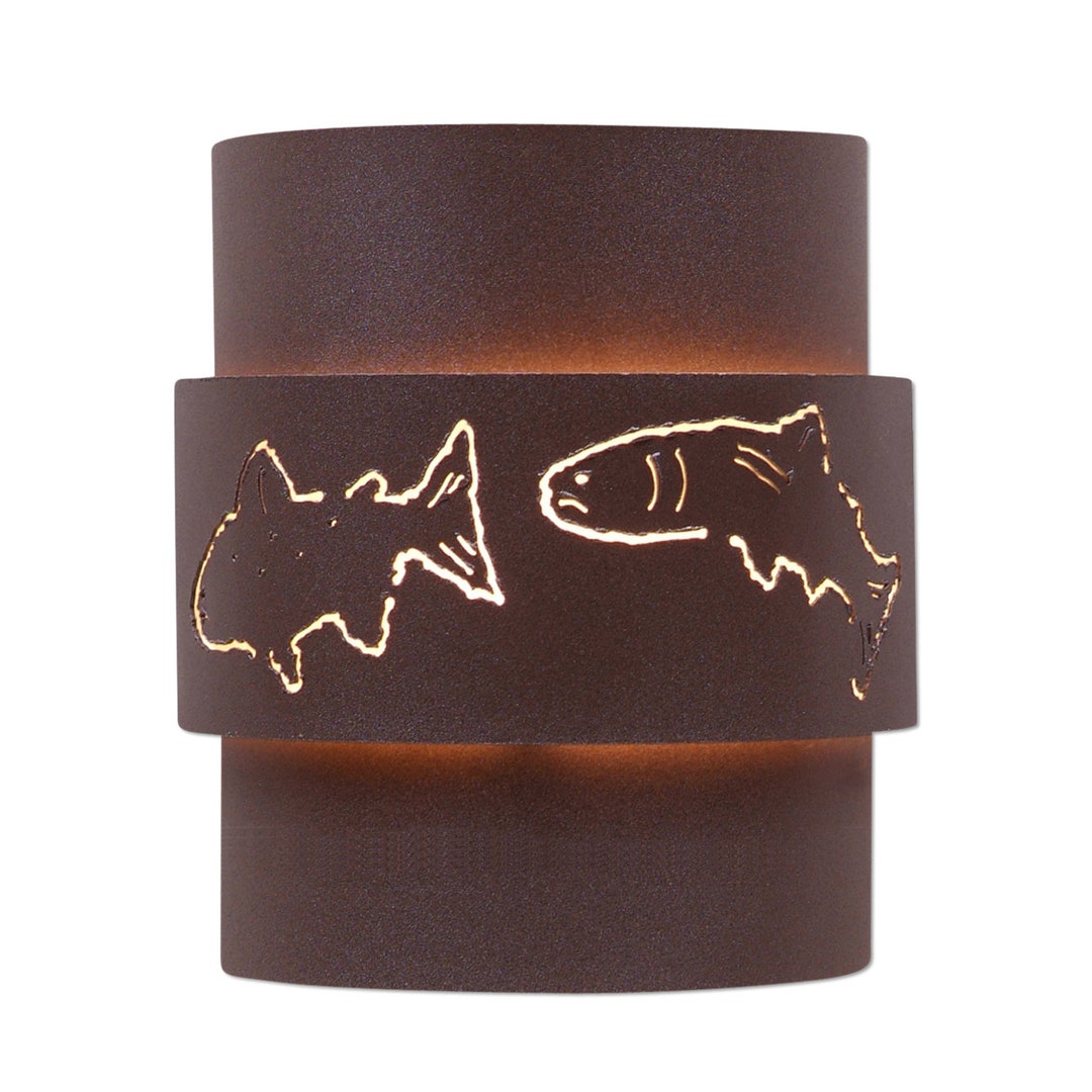 Rustic Exterior Wall Lights Fish | Made in USA | Northridge Sconce ...