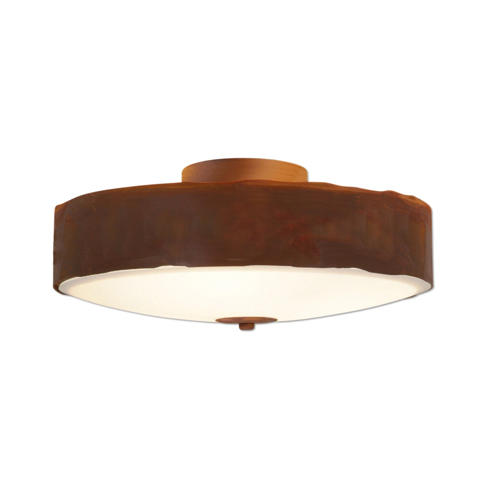Quickship: 15 Diameter Ceiling Light Cabin Style Made in USA Ridgewood ...