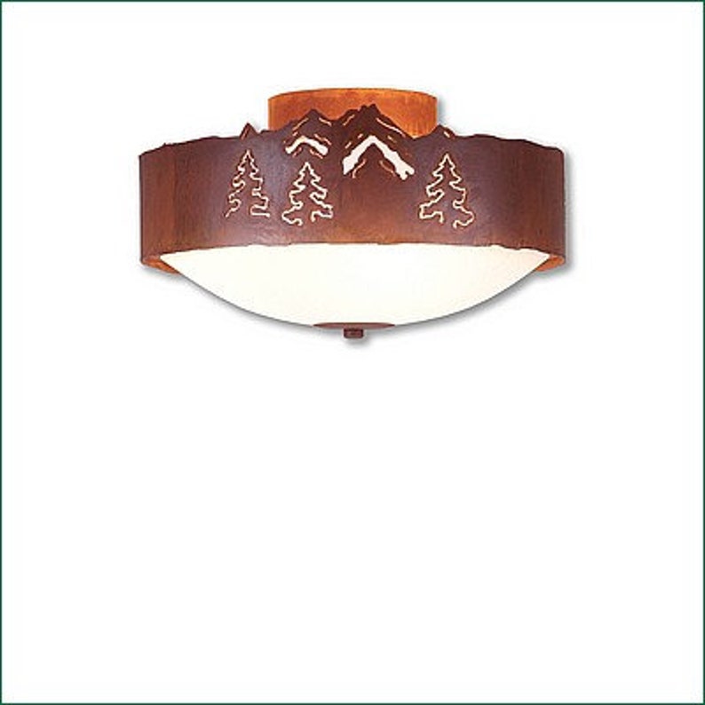 Kitchen Ceiling Light Unique Handmade in USA Ridgemont Ceiling 13D ...