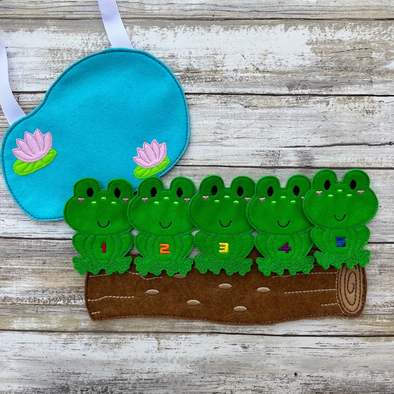 Frog on a Log - Etsy