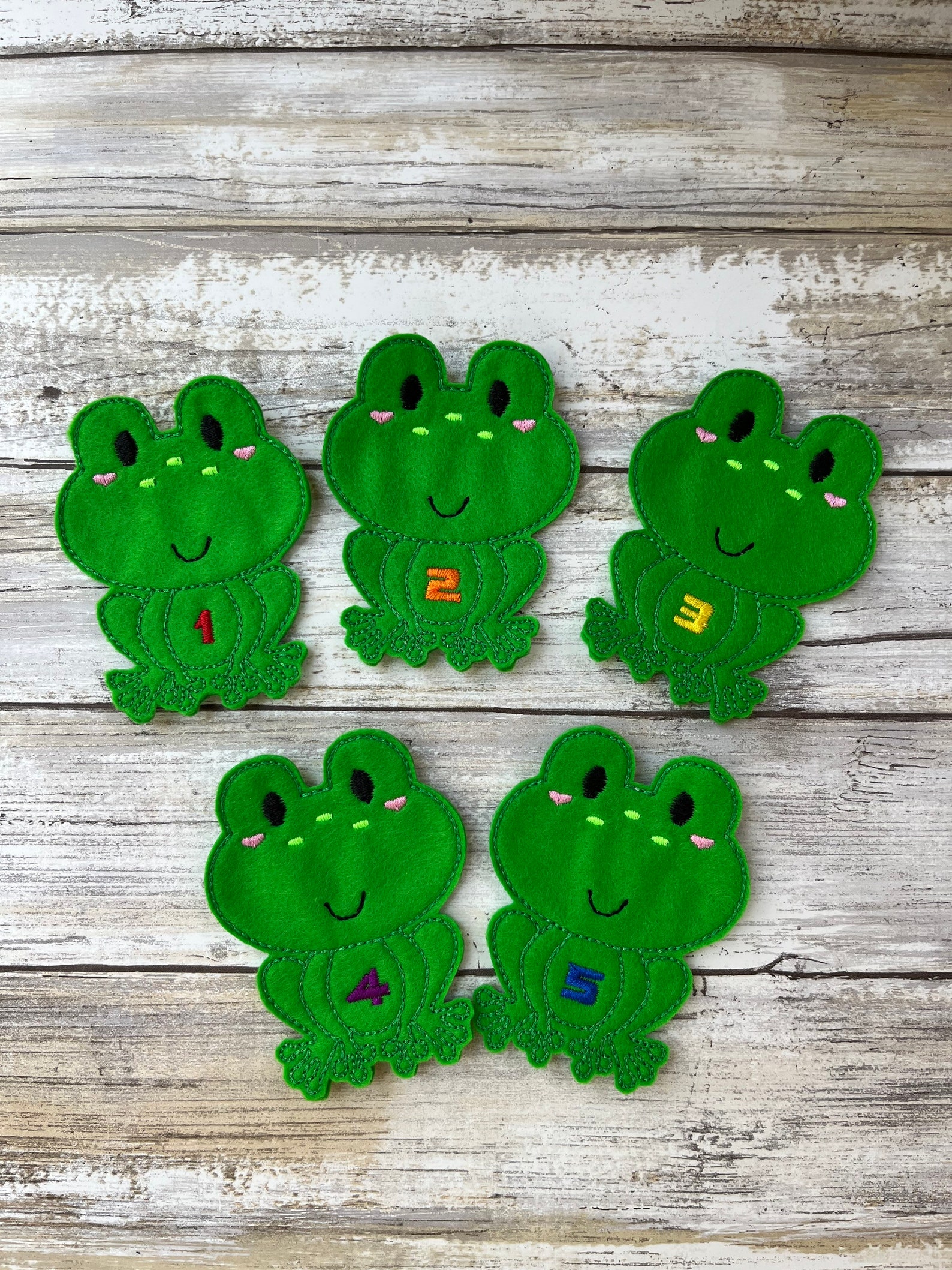 5 Frogs on a Log Finger Puppets Pretend Play Imaginative Play Song ...
