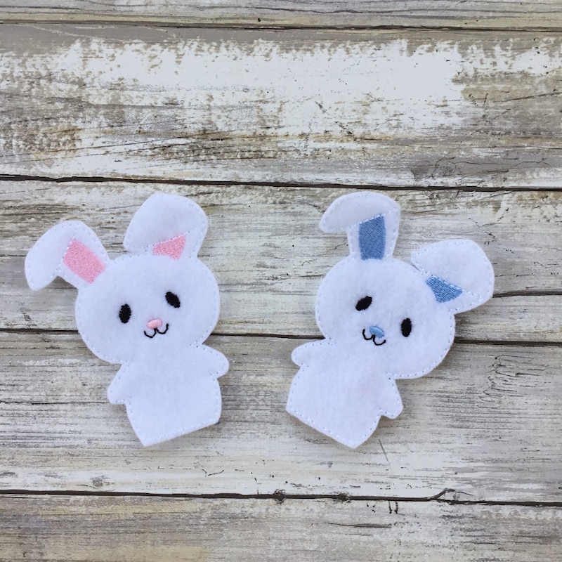 Rabbit Finger Puppet - Etsy