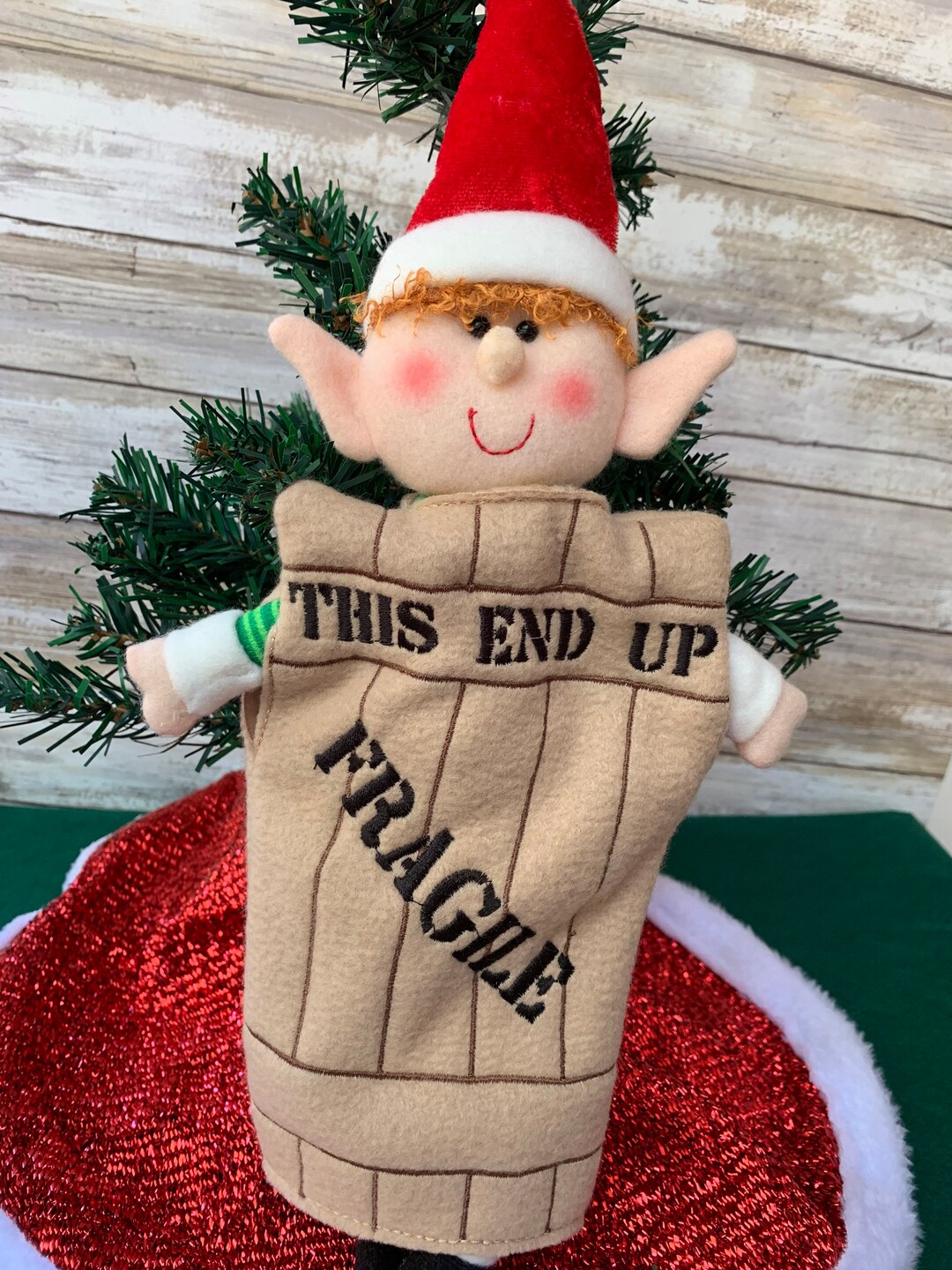 Fragile Elf Costume Christmas Easy Holiday Funny Elf Clothing Props - Etsy