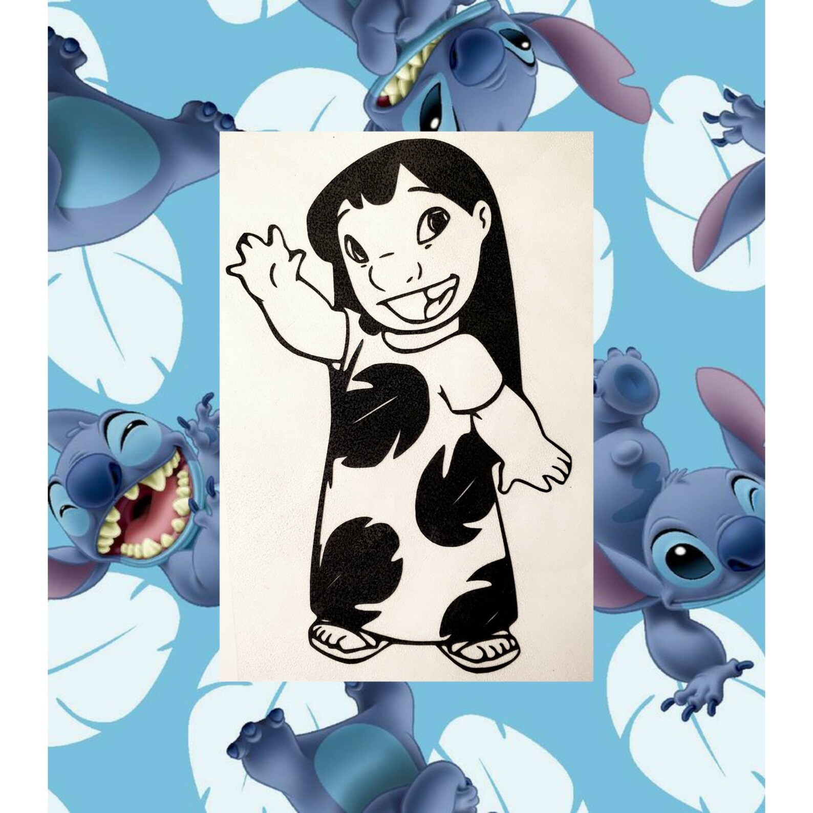 Lilo Car Decal Lilo Decal Lilo Sticker Disney Car Decal Disney | Etsy