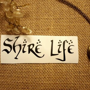 Shire Life Decal the Hobbit Sticker the Hobbit Car Decal the - Etsy