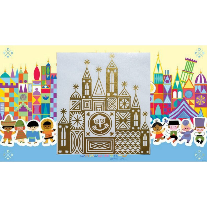 It's a Small World Car Decal It's a Small World Decal | Etsy