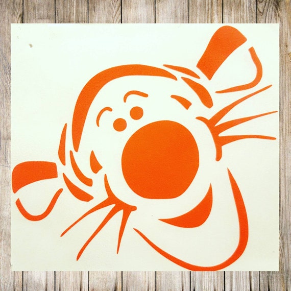 Tigger Car Decal Tigger Decal Tigger Sticker Winnie the Pooh | Etsy