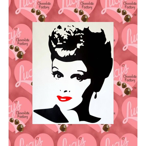 I Love Lucy Car Decal I Love Lucy Decal Lucille Ball Car Decal - Etsy