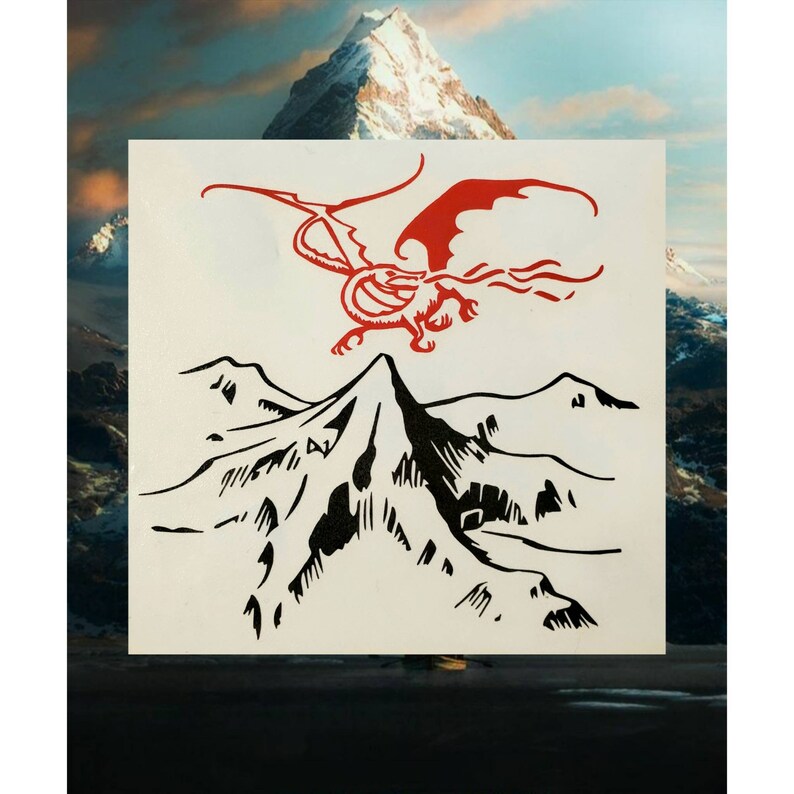 The Hobbit Car Decal the Hobbit Decal the Hobbit Sticker | Etsy