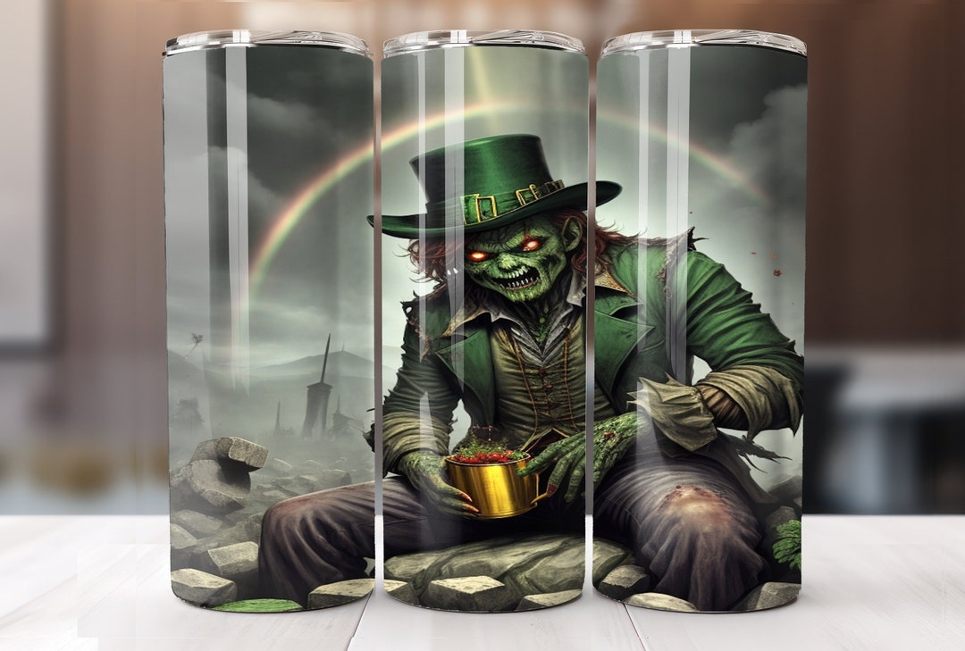 3d Zombie Leprechaun Tumbler - St Patrick's Day Tumbler - Horror Gothic ...
