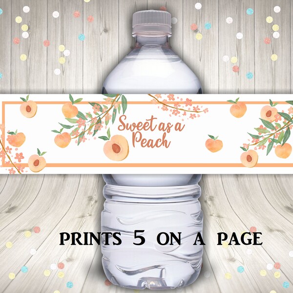 Peach Labels - Etsy