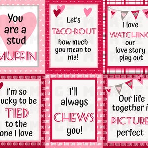 14 Days of Love Cards, Valentines Cards for Couples, PRINTABLE ...