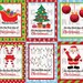 12 Days of Christmas PRINTABLE Tags, Secret Santa Tags for Teacher ...