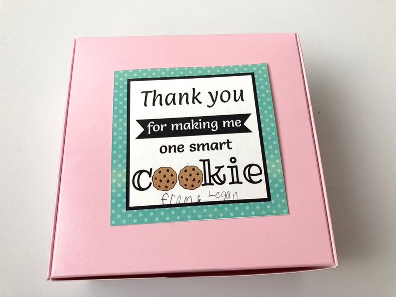 PRINTABLE Cookie Teacher Appreciation Tags, Fathers Day Gift, End of ...