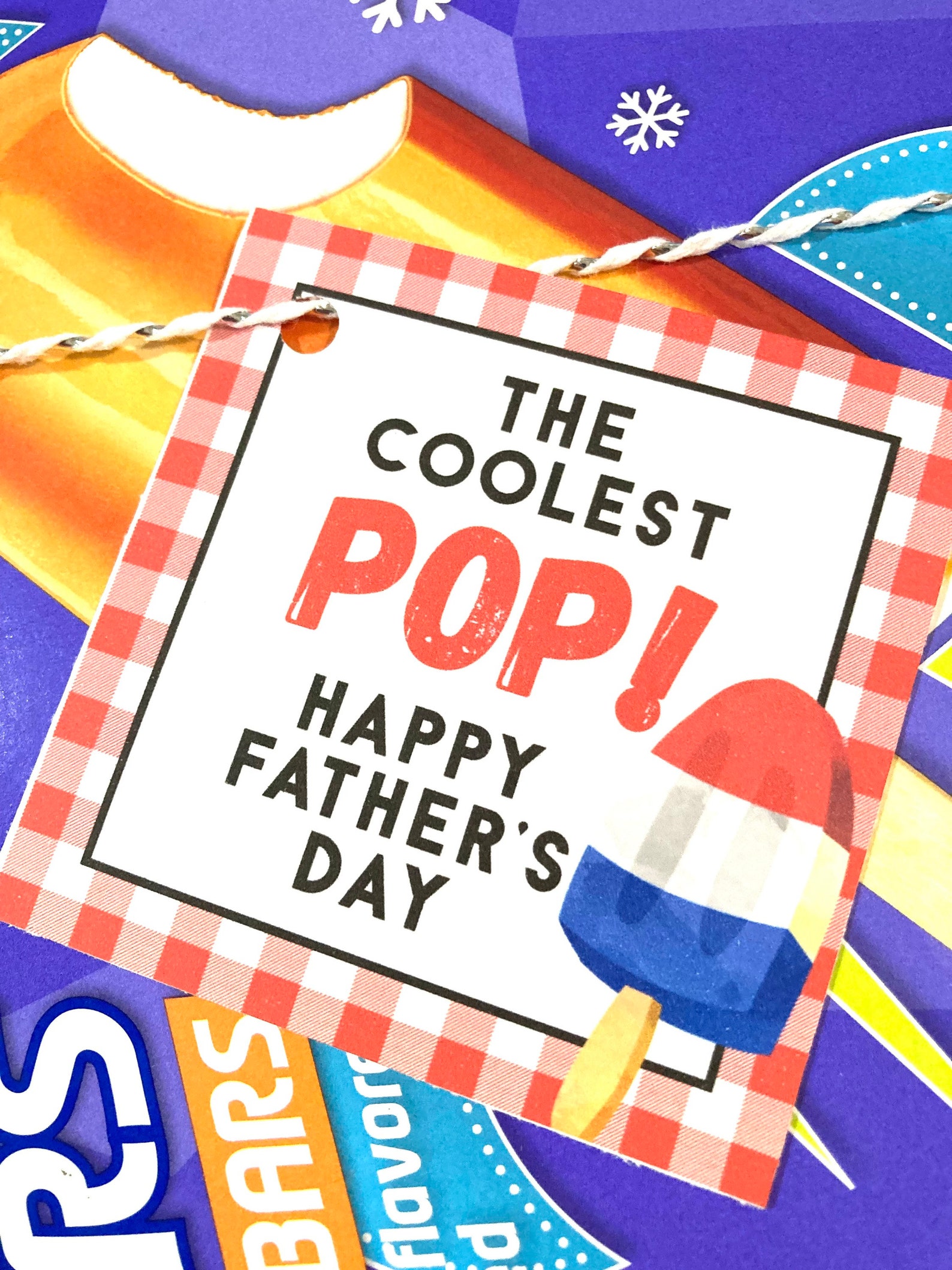 PRINTABLE Coolest POP Tags, Dad Popsicle Gift, Funny Gifts for Dad ...