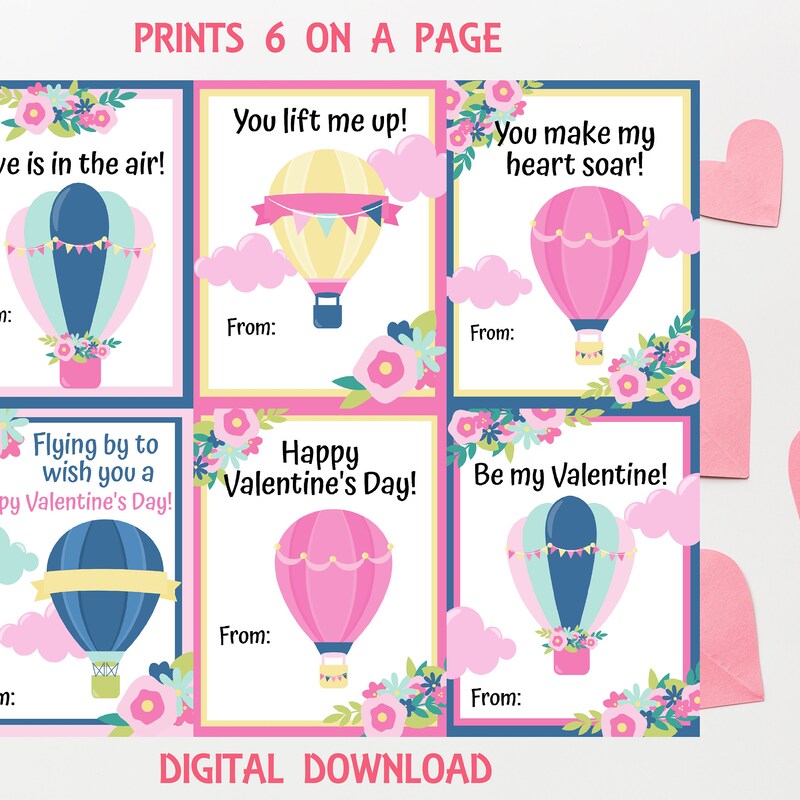 Hot Air Balloon Card - Etsy