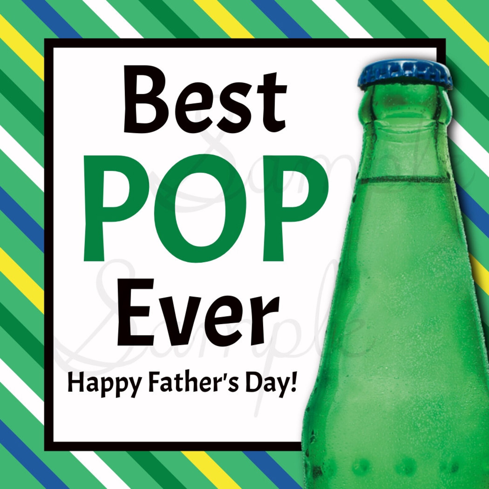 PRINTABLE Best POP Ever Tags, Dad Soda Gift, Dad Pop Gift, Gifts for ...