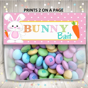 Bunny Bait Treat Bag Topper, Easter Basket Filler, Easter Treat Bag ...