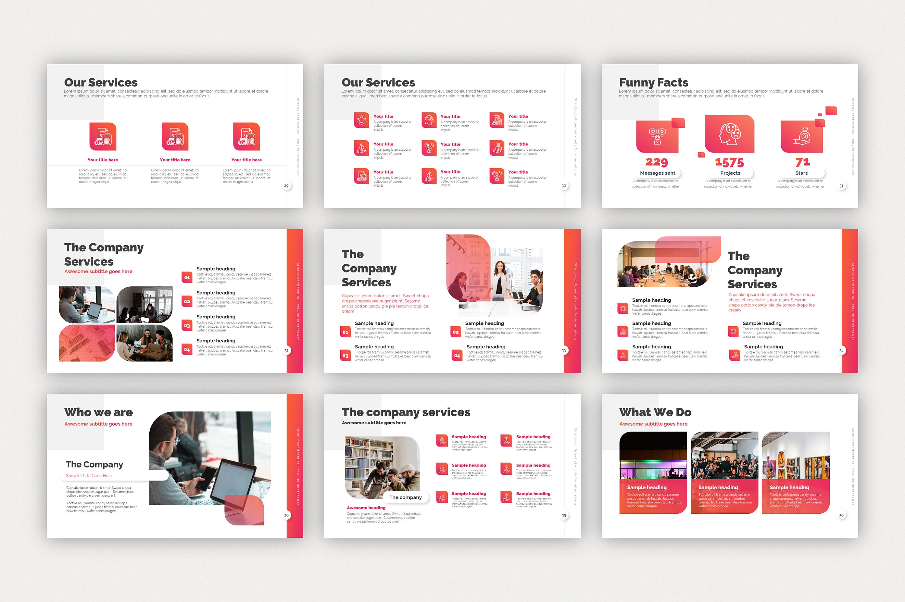 Fanciful Powerpoint Presentation Template - 60+ Business PPT Slides - Etsy