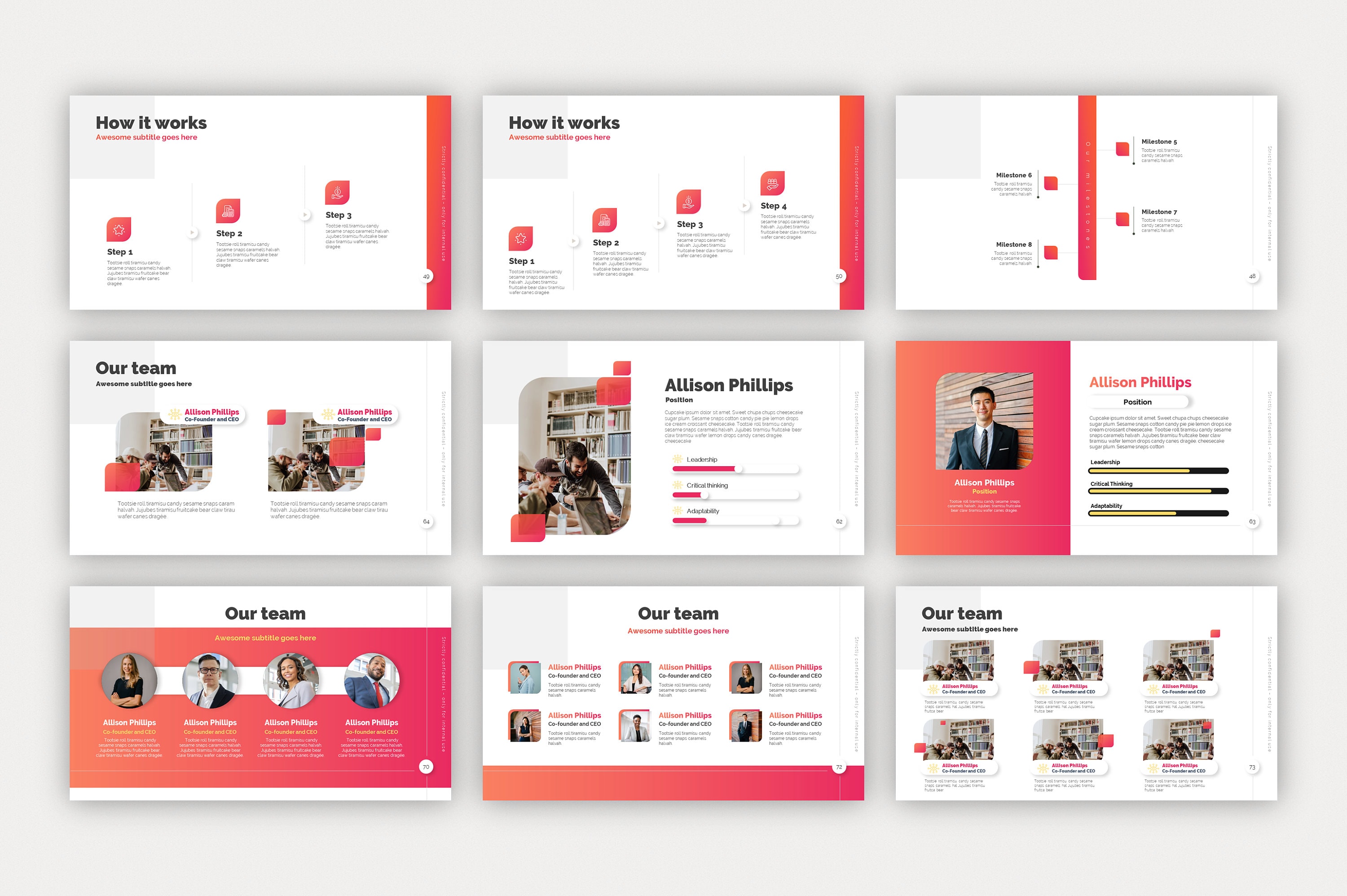 Fanciful Powerpoint Presentation Template - 60+ Business PPT Slides - Etsy