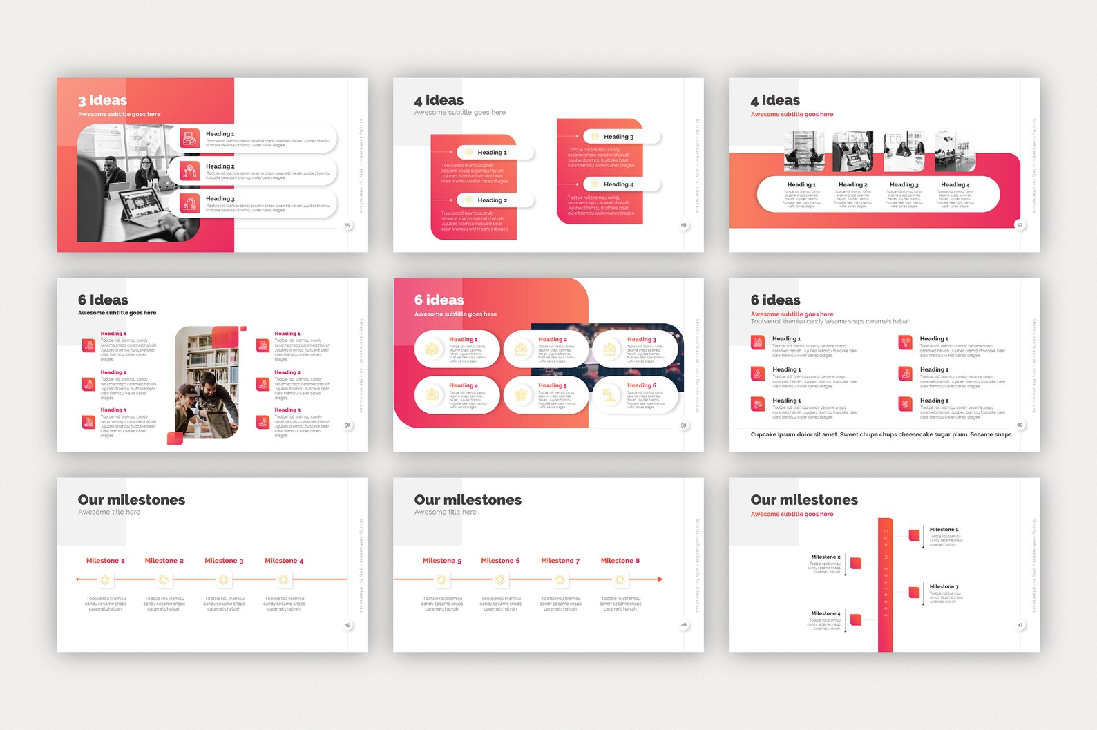 Fanciful Powerpoint Presentation Template - 60+ Business PPT Slides - Etsy