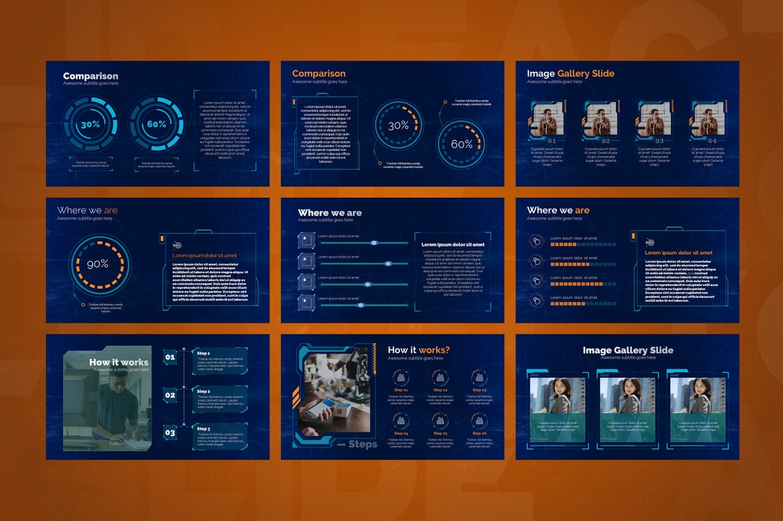 Futuristics Powerpoint Presentation Template - 60+ Business PPT Slides ...