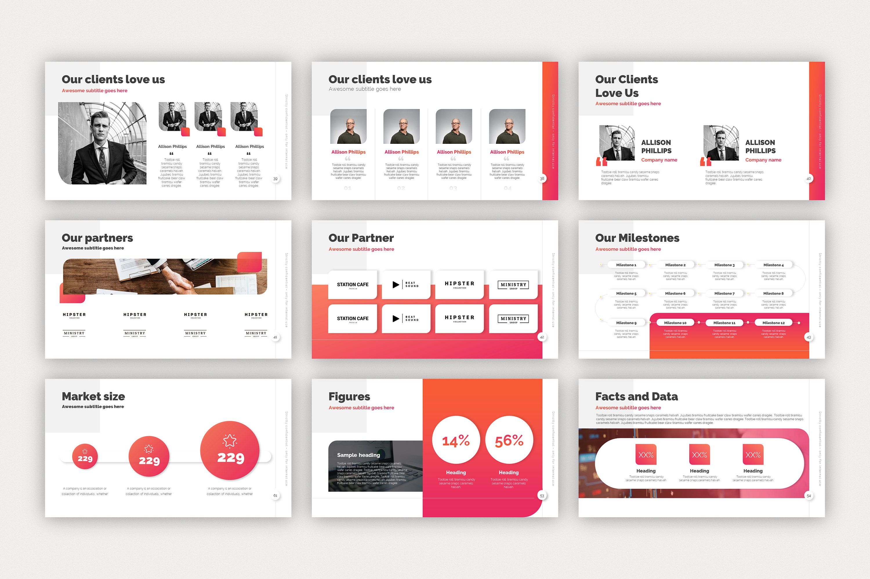 Fanciful Powerpoint Presentation Template - 60+ Business PPT Slides - Etsy