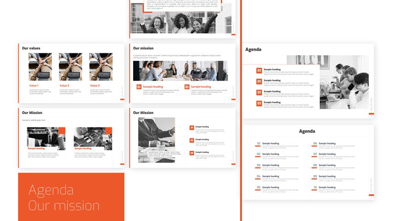 Classy Powerpoint Presentation Template - 80+ Business PPT Slides - Etsy