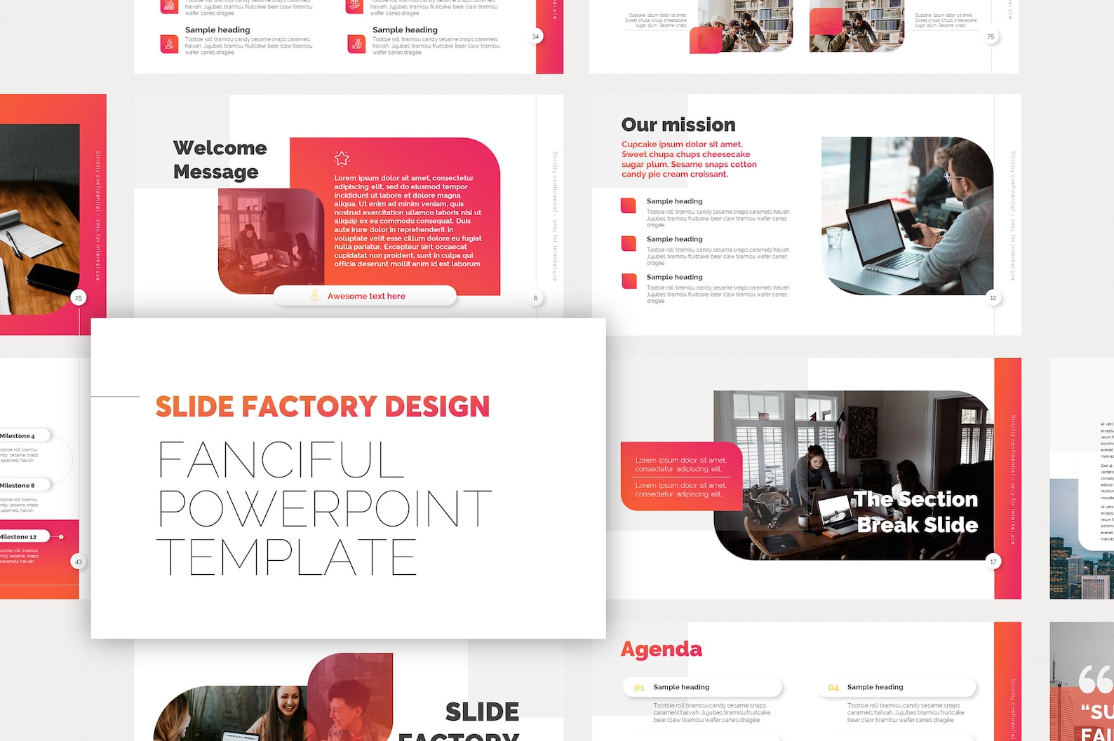 Fanciful Powerpoint Presentation Template - 60+ Business PPT Slides - Etsy