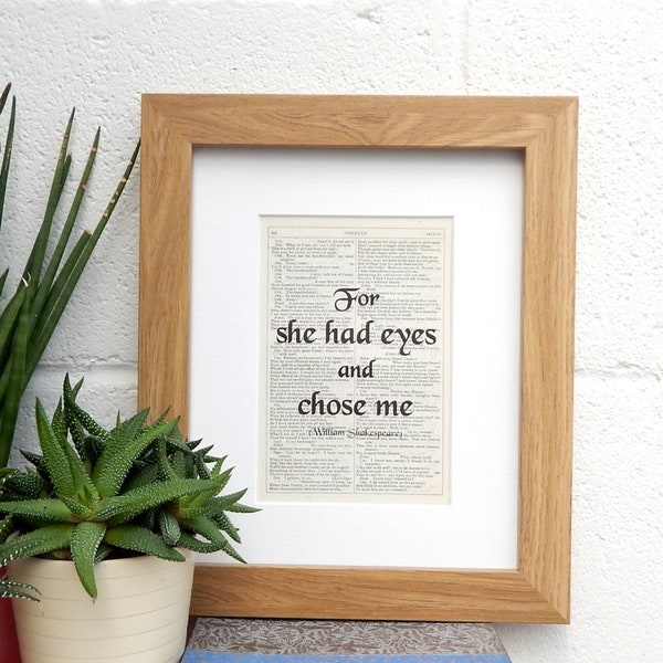 Othello Quote - Etsy