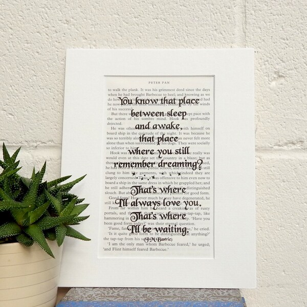 Peter Pan Print - Etsy UK