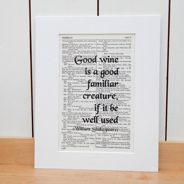 Othello Quote - Etsy