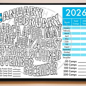 2026 Burn Boot Camp Workout Tracker, Fitness Tracker, Workout Planner ...