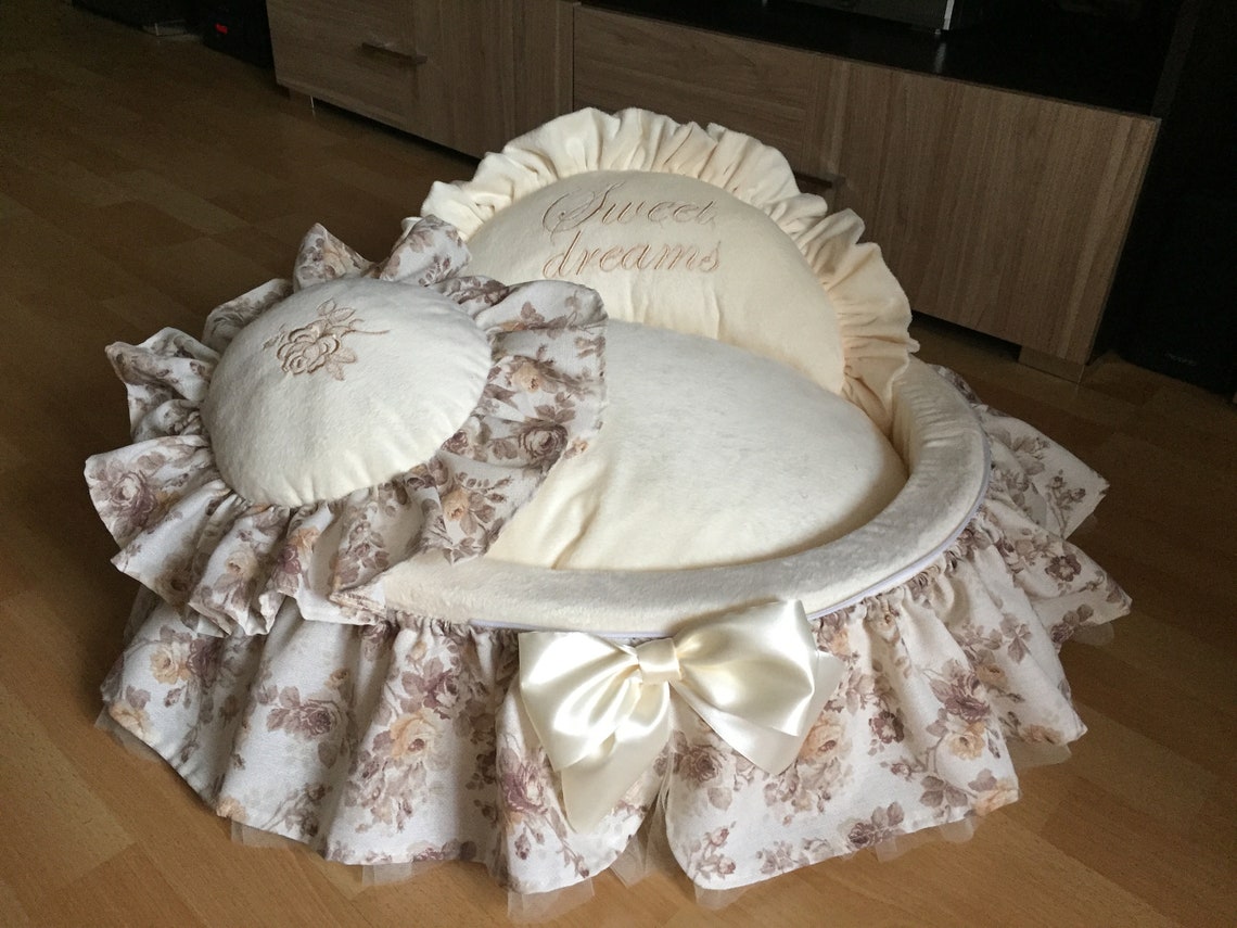 Canopy beddog bed lounger-bed for dogs lounger-bed for cats | Etsy